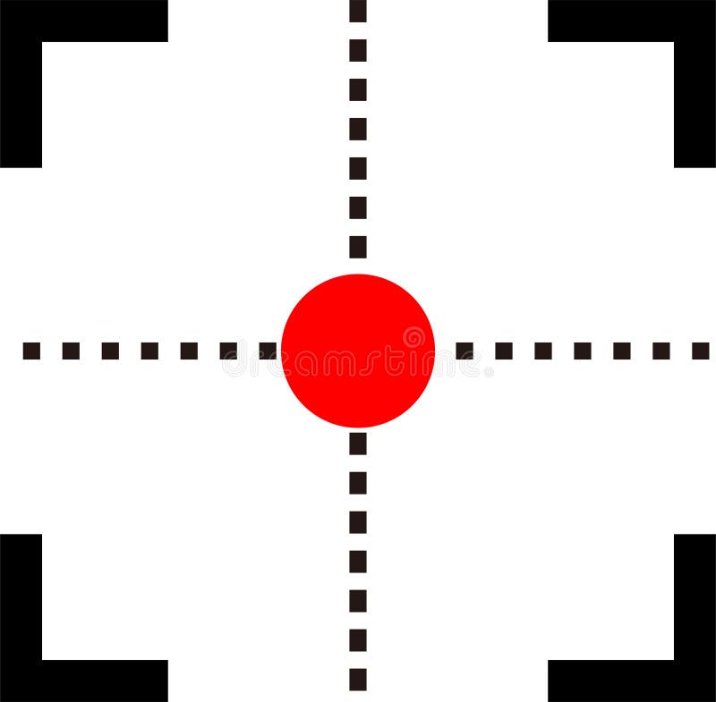 Gun Aiming Icon. Simple Vector Image. Stock Vector - Illustration of ...