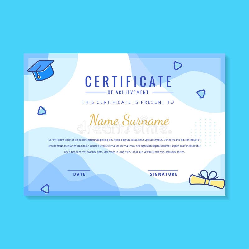 Education Certificate and Diploma Stock Vector - Illustration of paper ...