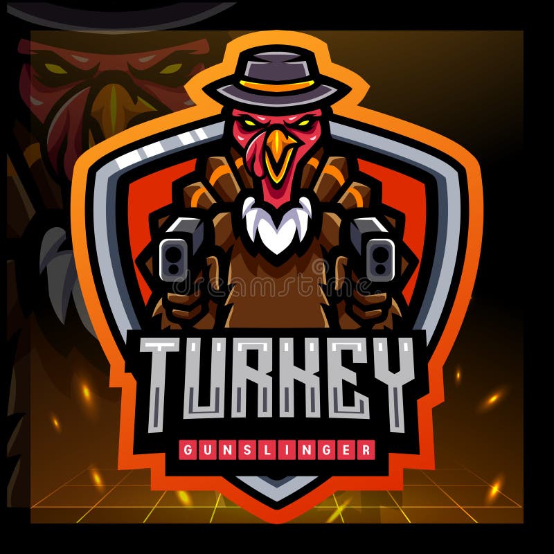 Turkey Mascot. Esport Logo Design Stock Vector - Illustration of gamer ...