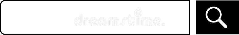 Simple Search Box. Search Bar Vector. Stock Vector - Illustration of ...
