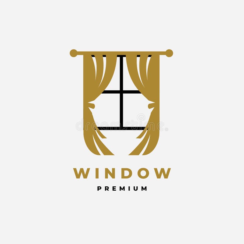 Window Logo Design Illustration Vector Template Stock Vector ...