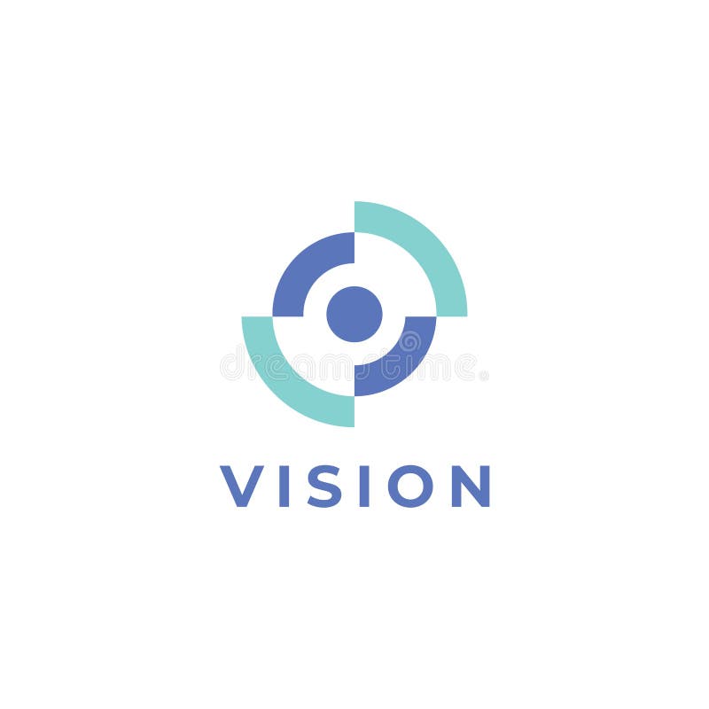 Vision Logo Design Illustration Vector Template Stock Vector ...