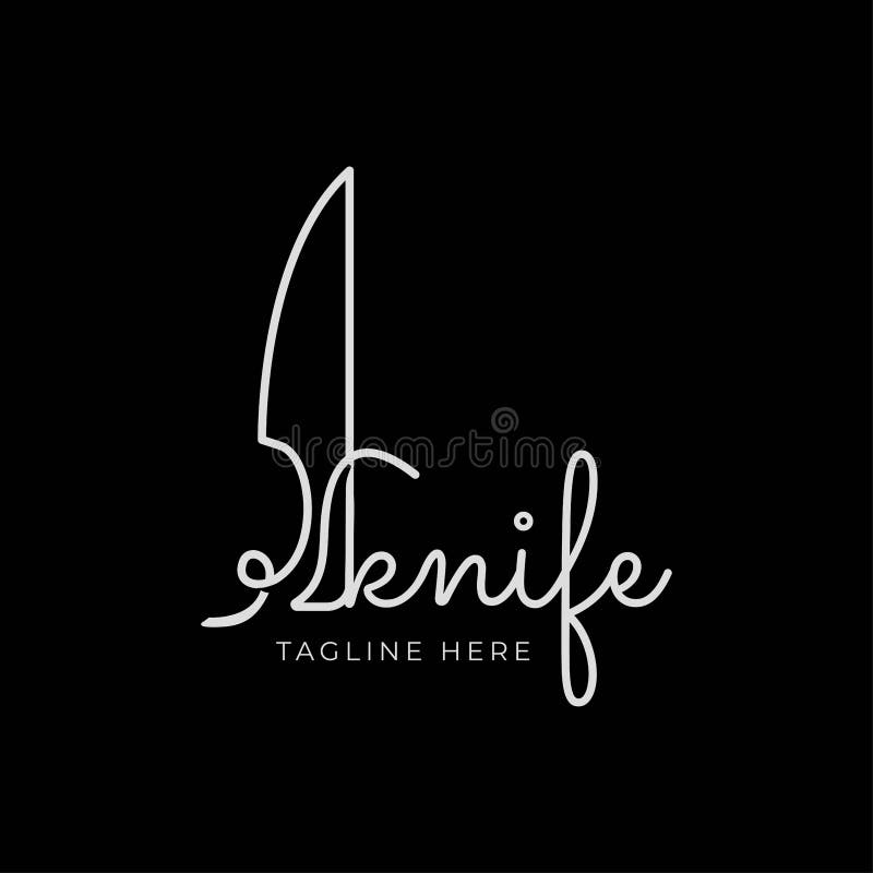 Knife Logo Design Inspiration Vector Template Stock Vector ...