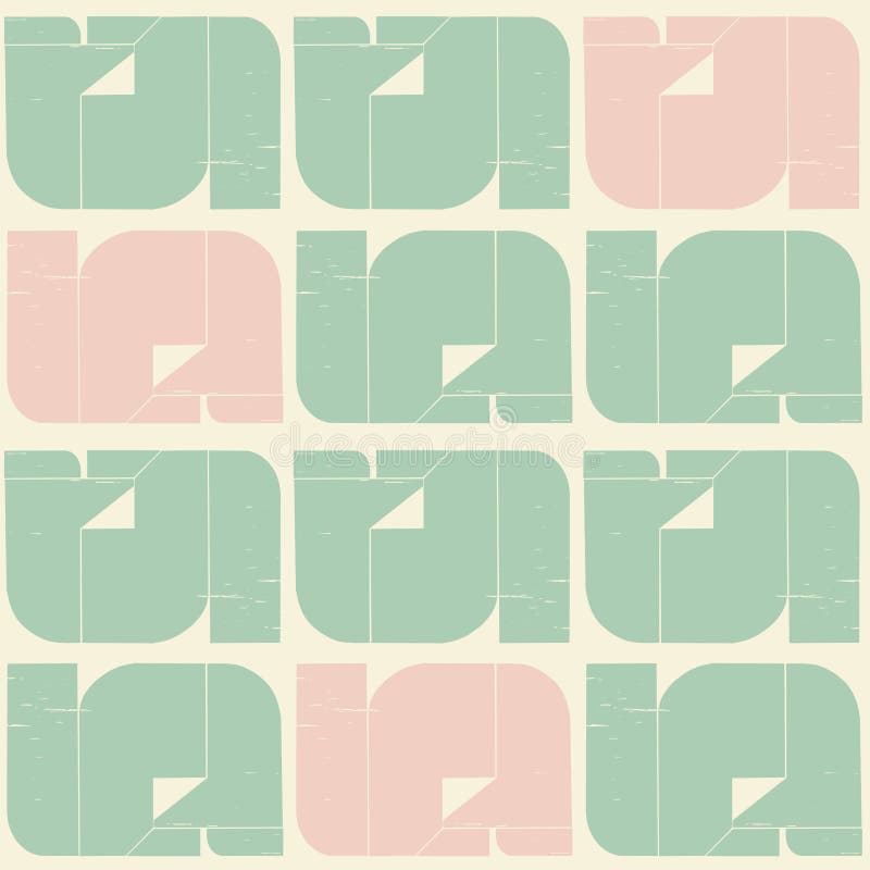 Vector Contemporary Simple Geometric Shape Illustration Seamless Repeat ...