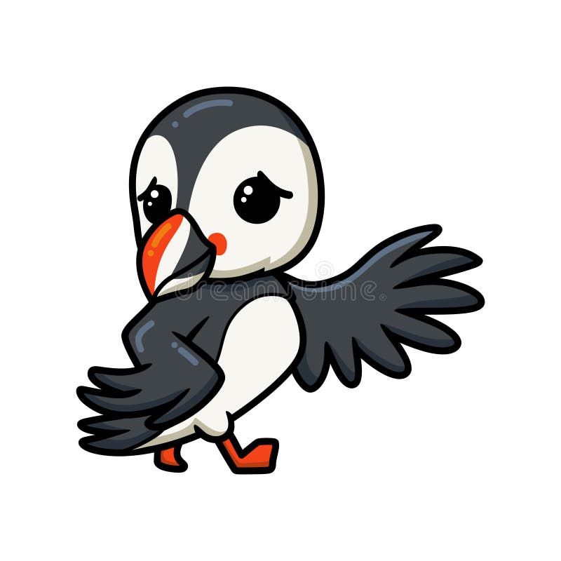 Cute Cartoon Puffin Stock Illustrations – 612 Cute Cartoon Puffin Stock ...