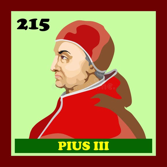 215th Catholic Church Pope Pius III Stock Vector - Illustration of ...