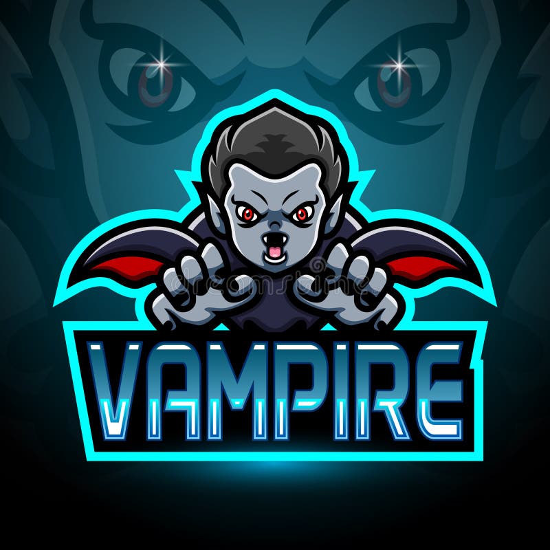 Vampire Esport Logo Mascot Design Stock Vector - Illustration of emblem ...