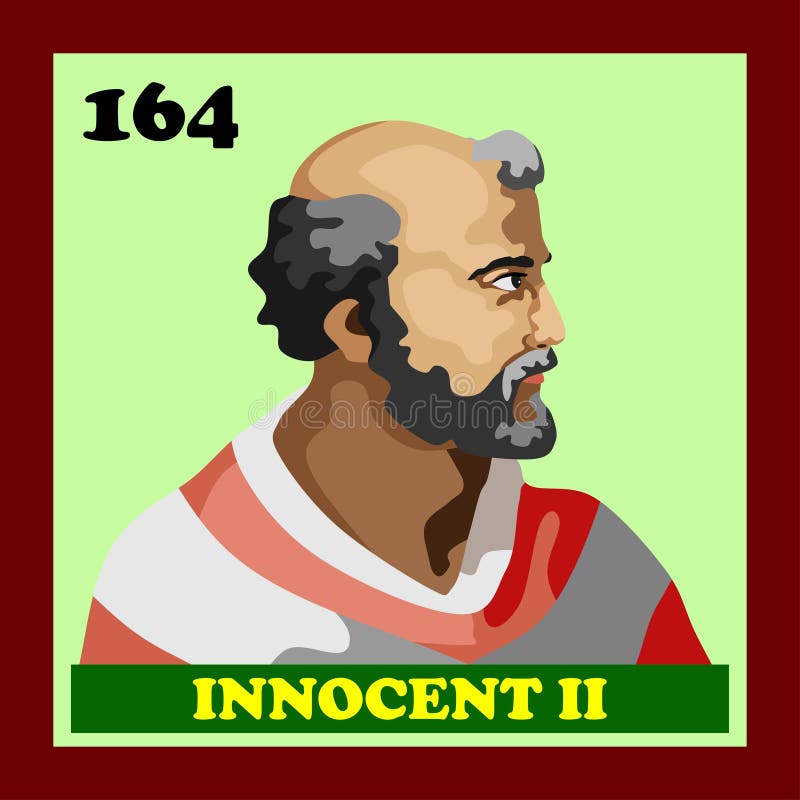 164th Catholic Church Pope Innocent II Stock Vector - Illustration of ...