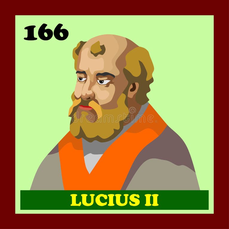 166th Catholic Church Pope Lucius II Stock Vector - Illustration of ...