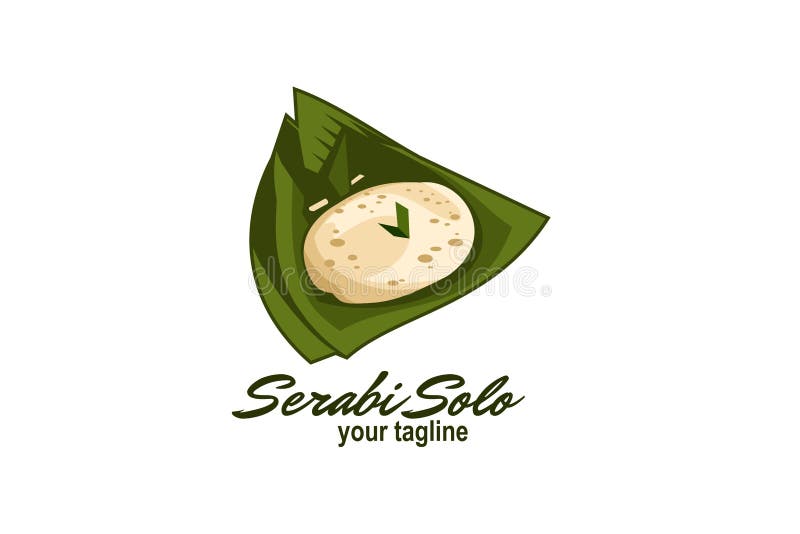 Serabi Solo, Vector Logo for Serabi Restaurant or Food Vendor. Stock ...