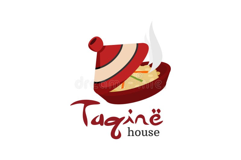 Moroccan Steam Food Tagine. Logo for Restaurant Stock Vector ...