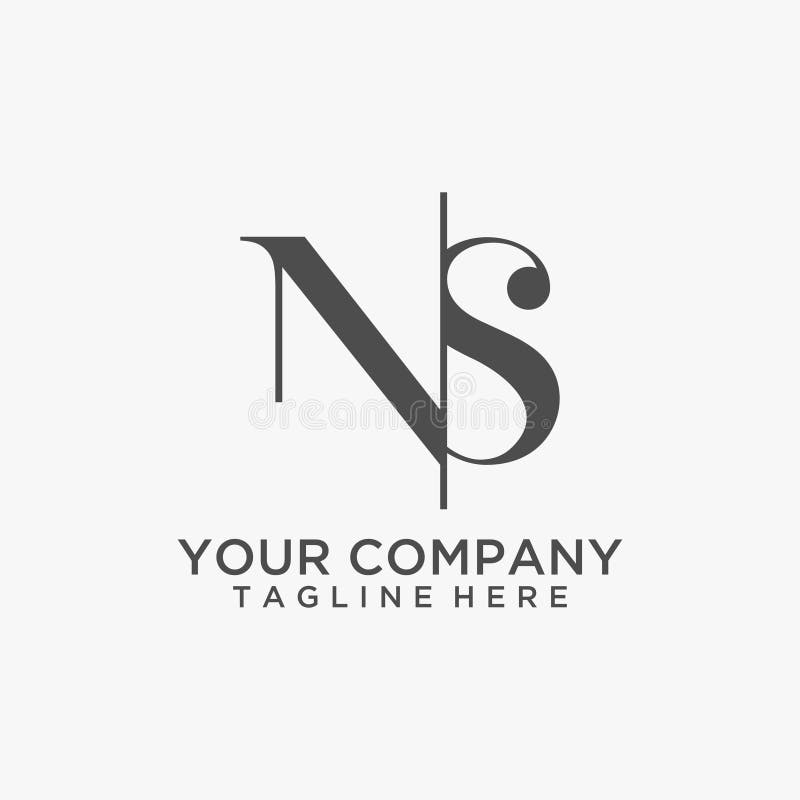 Ns Logo Design Stock Illustrations – 1,299 Ns Logo Design Stock ...