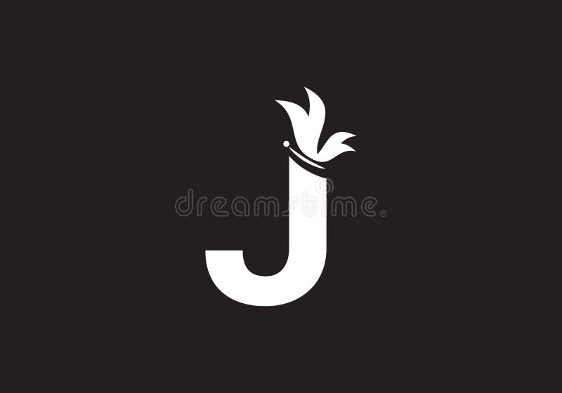 This is a Creative J Letter Butterfly Icon Design Stock Illustration ...