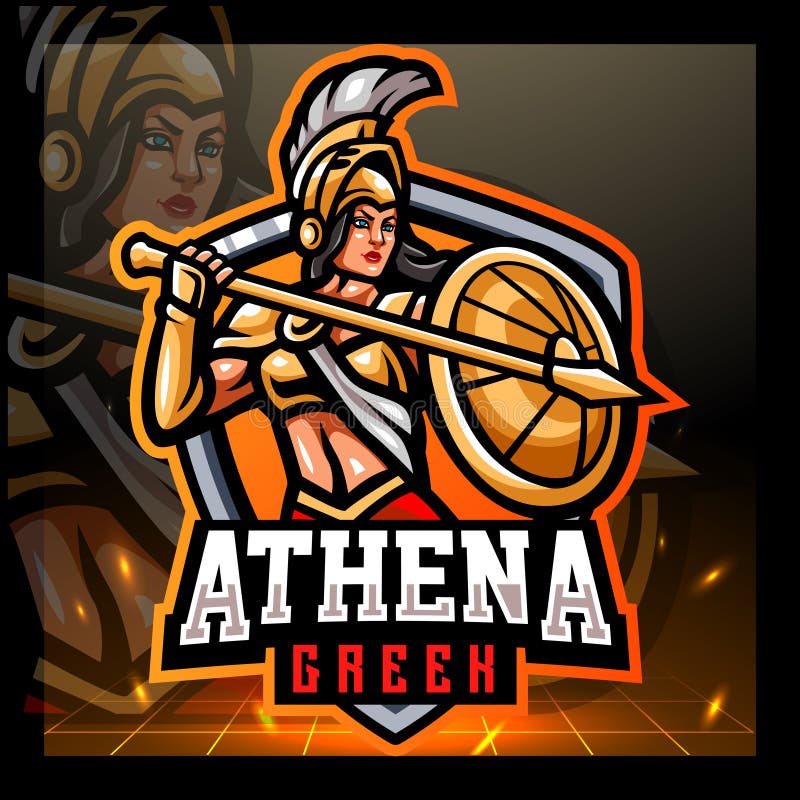Athena Mascot. Esport Logo Design Stock Vector - Illustration of logo ...