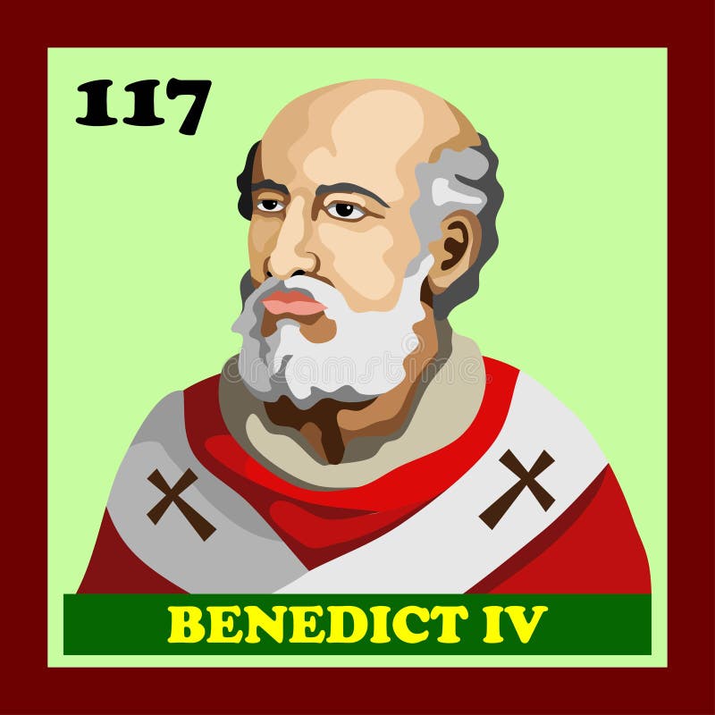 117th Catholic Church Pope Benedict IV Stock Vector - Illustration of ...