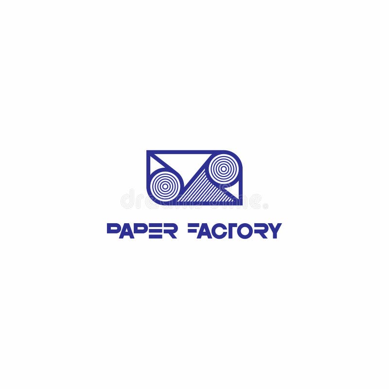 Paper factory stock illustration. Illustration of roll - 289045712