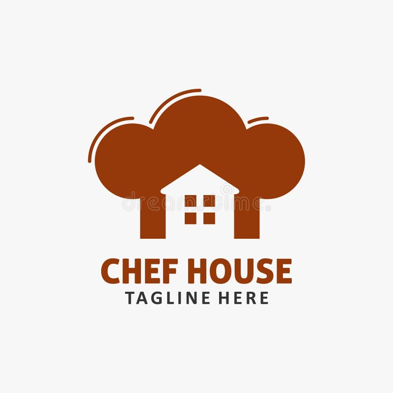 Chef house logo design stock vector. Illustration of cook - 236927960