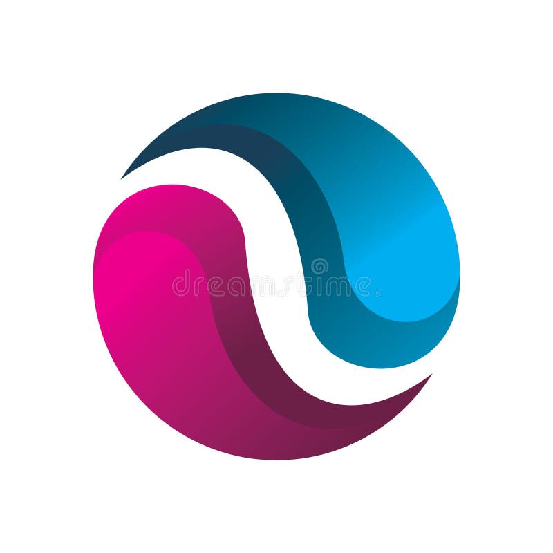 Circle Balance Color Logo Design Stock Vector - Illustration of dynamic ...