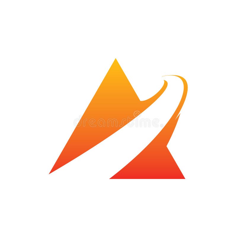 Triangle Dynamic Color Shape Logo Design Stock Vector - Illustration of ...