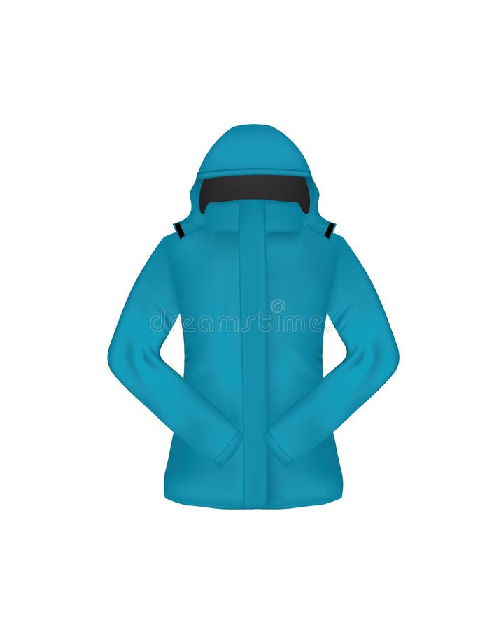 Winter ski jacket stock vector. Illustration of outfit - 237144891