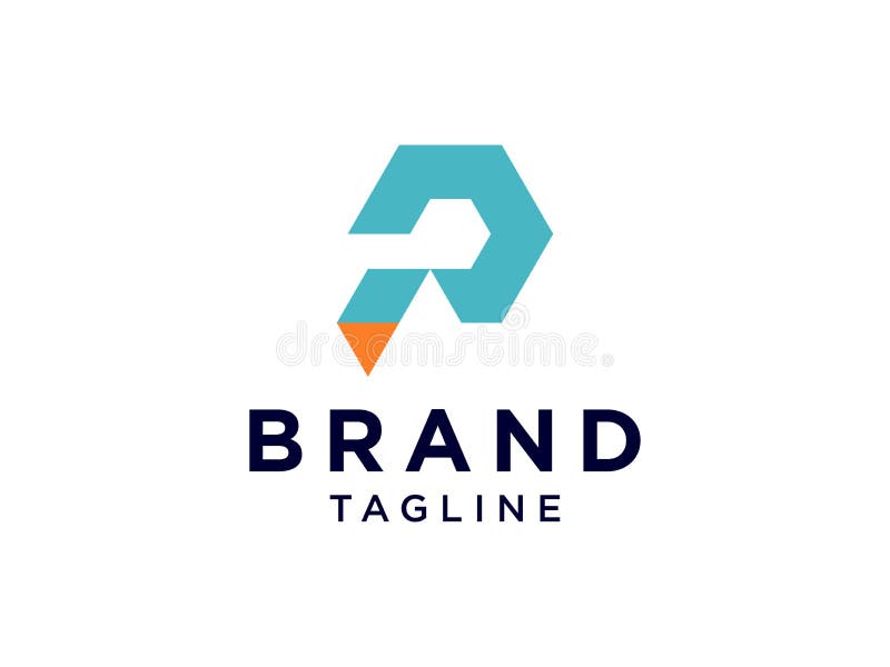 Abstract Initial Letter P Logo. Flat Vector Logo Design Template ...