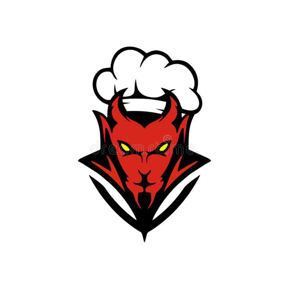 Illustration Vector Graphic of Devil Chef. Stock Vector - Illustration ...