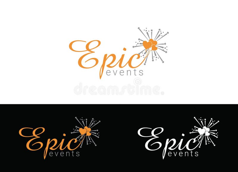 Events Management Logo or Icon Design Vector Image Template Stock ...