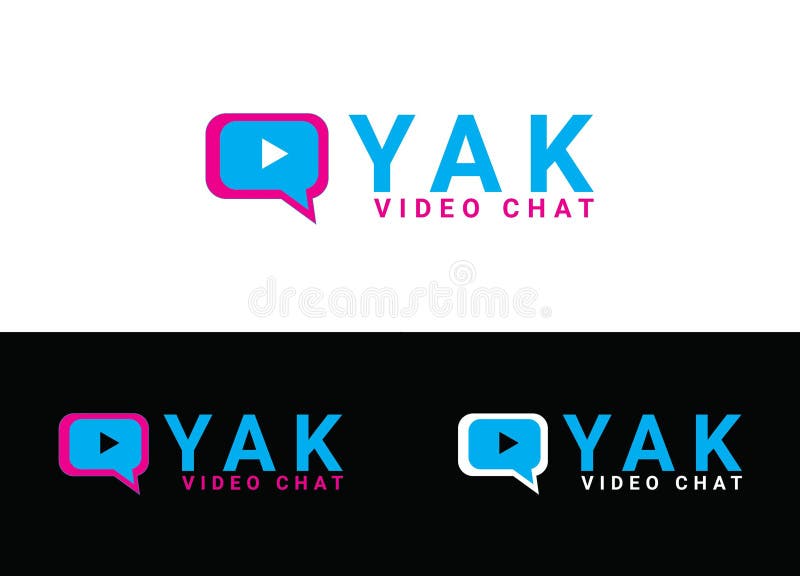 Video Chat Logo or Icon Design Vector Image Template Stock Vector ...