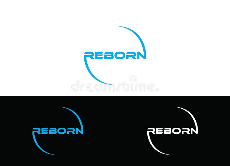 Reborn Logo or Icon Design Vector Image Template Stock Vector ...