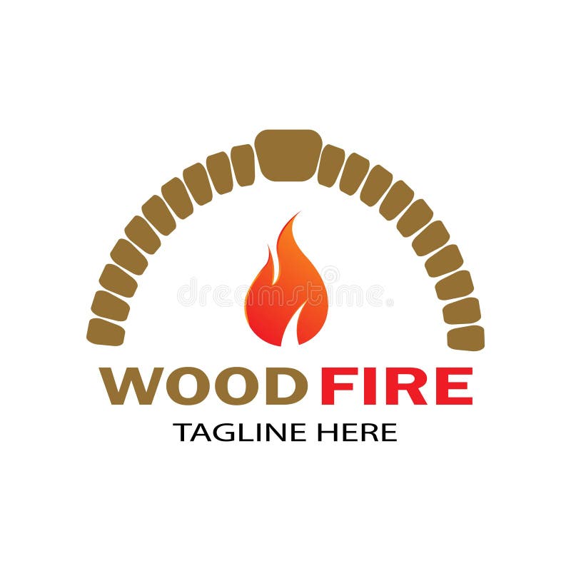 Firewood Vector in Classic Style Stock Vector - Illustration of label ...