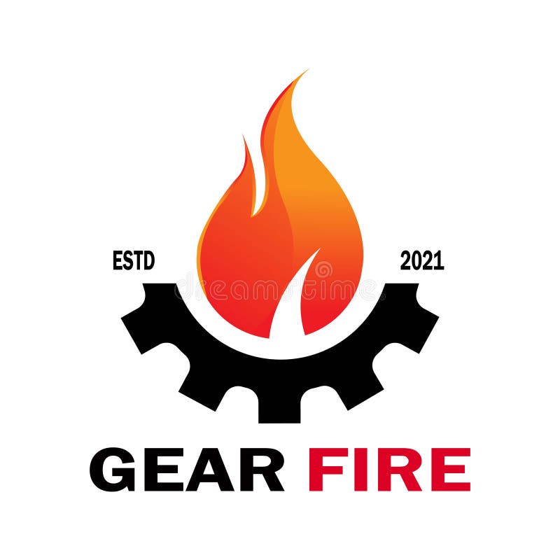 Good gear fire stock vector. Illustration of fire, automotive - 237486448