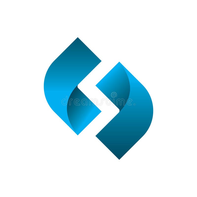 Blue Color Arrow Code Logo Design Stock Vector - Illustration of modern ...