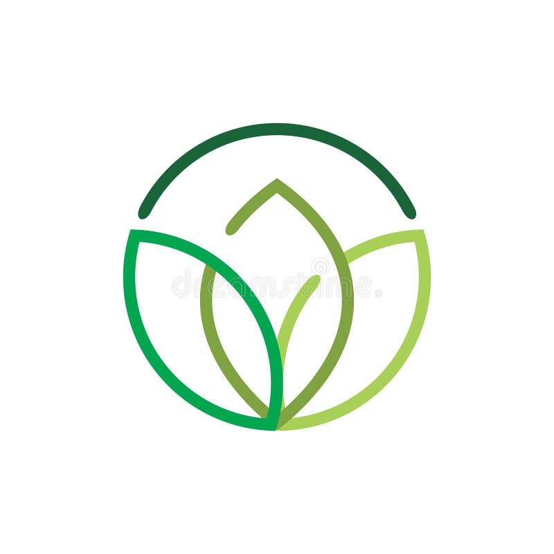 Green Circle Color Line Shape Check True Correct Font Letter G Logo ...