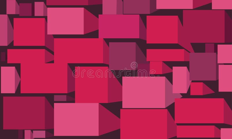 Conceptual 3D Vector Different Size Rectangle Blocks Stock Vector ...