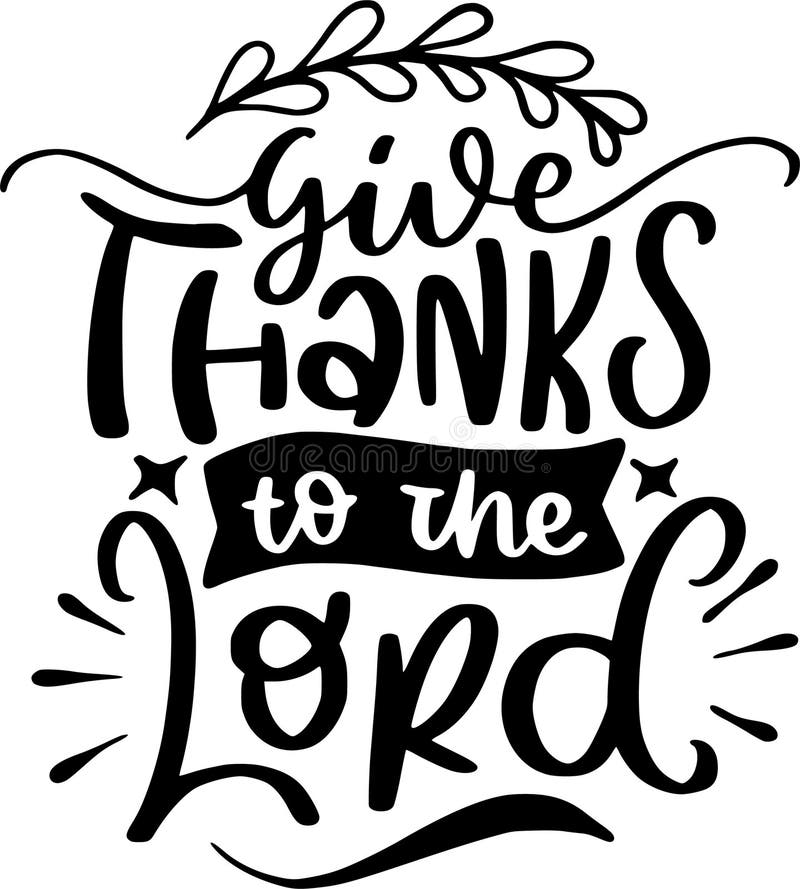 Give Thanks To The Lord Clip Art
