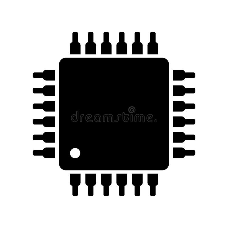 Pin Configuration of the 555 Timer IC Stock Vector - Illustration of ...