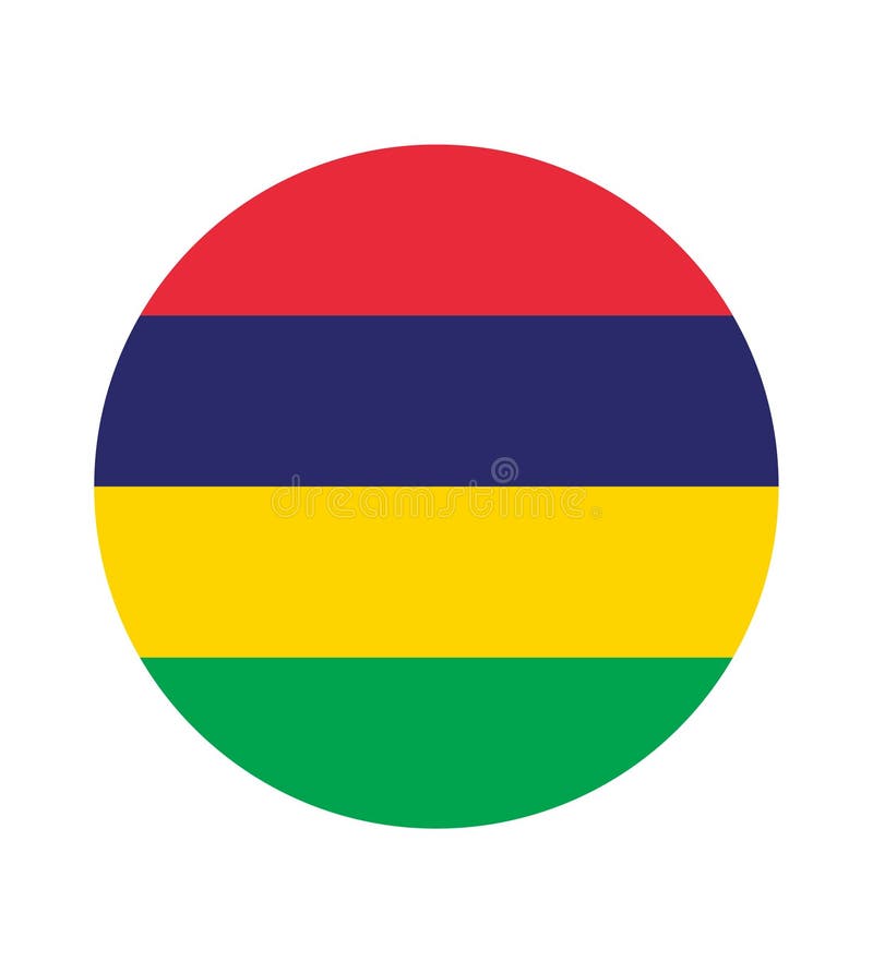 National Mauritius Flag, Official Colors and Proportion Correctly ...