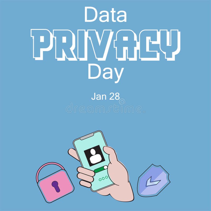 Data Privacy Day Vector Illustration and Posters Stock Vector ...