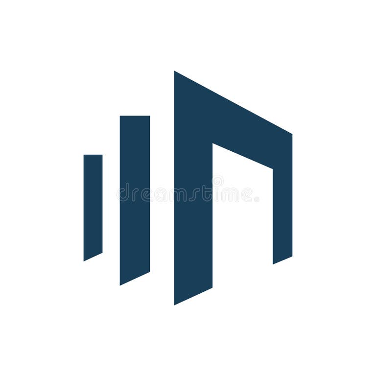 Building Stack Real Estate Logo Design Stock Vector - Illustration of ...