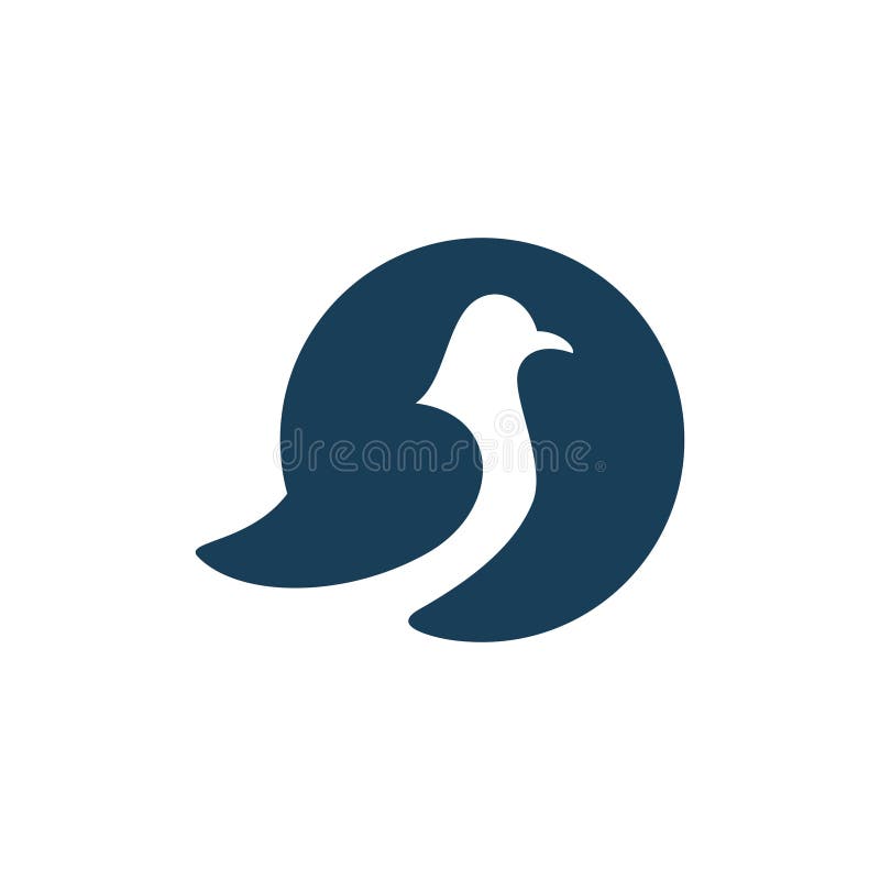 Circle Bird Color Shape Logo Design Stock Vector - Illustration of ...