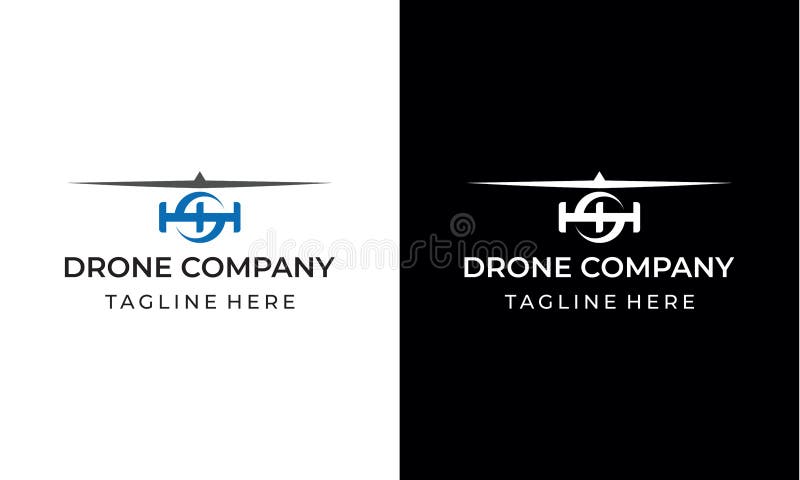 Sky Drone Logo Vector Template Stock Vector - Illustration of aircraft ...