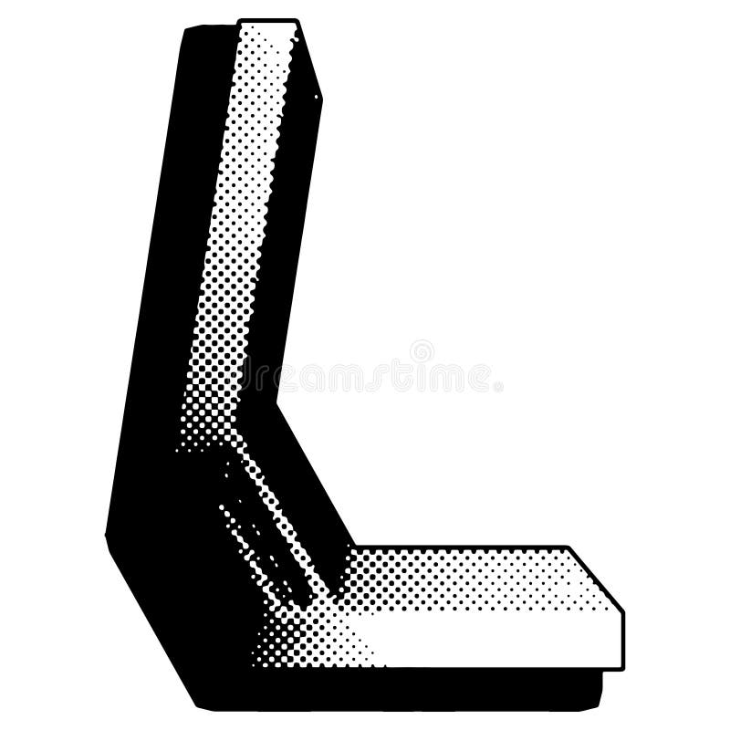 Halftone Style Art Font.Decorative Letter Isolated on White Background ...