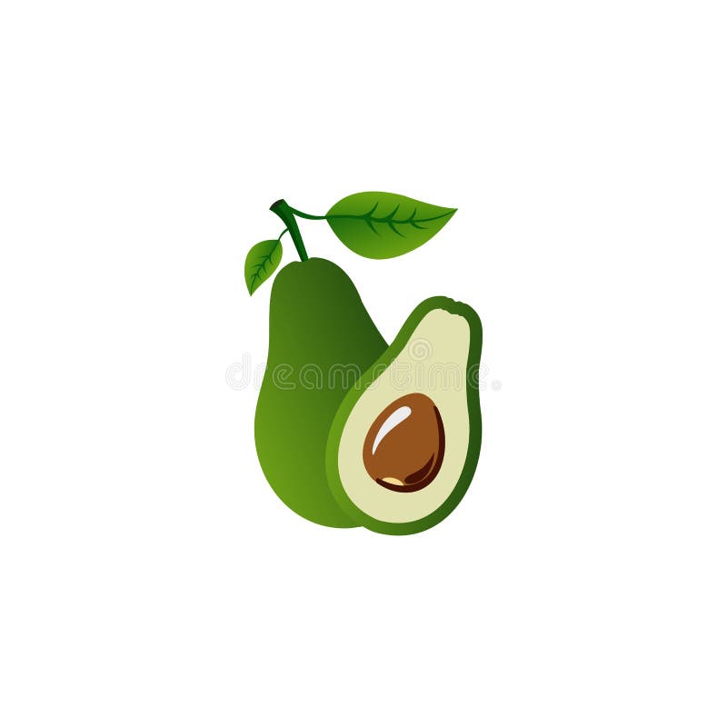Avocado Split Stock Illustrations – 34 Avocado Split Stock ...