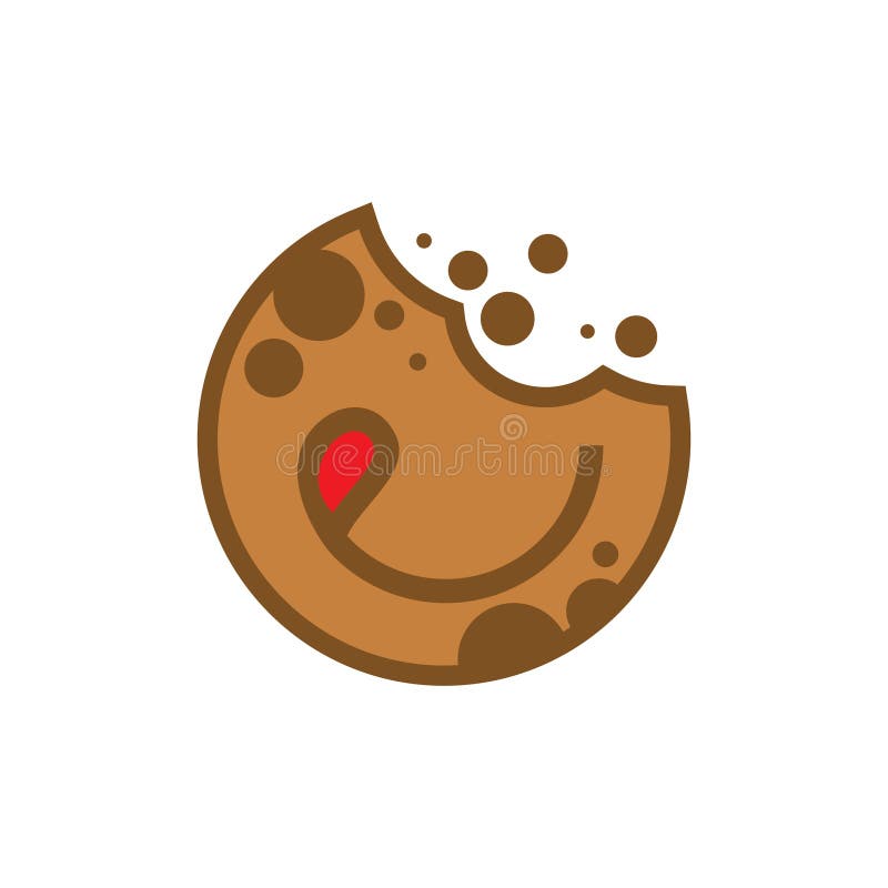 Yummy Cookies Cake Logo Design Stock Vector - Illustration of concept ...