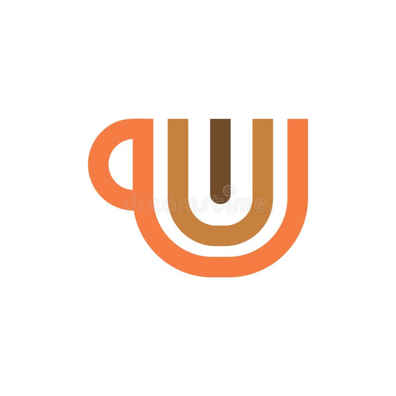 Drink Cup Color Line Logo Design Stock Vector - Illustration of ...