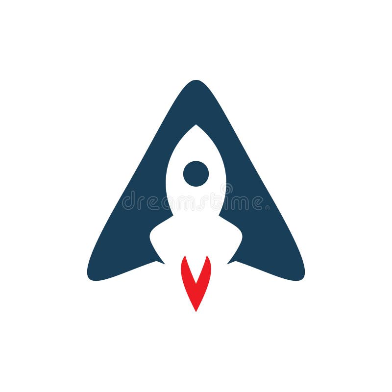 Triangle Aero Rocket Plane Logo Design Stock Vector - Illustration of ...