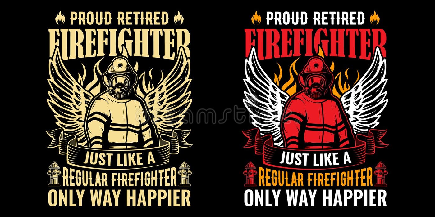 Retired Firefighter Stock Illustrations – 33 Retired Firefighter Stock ...