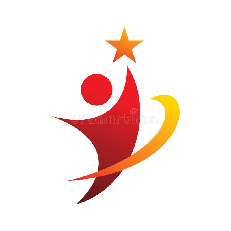 People Star Community Logo Design Stock Vector - Illustration of ...