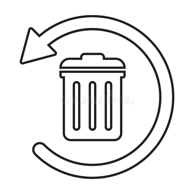 Undelete Icon Vector for Graphic Design, Logo, Website, Social Media ...