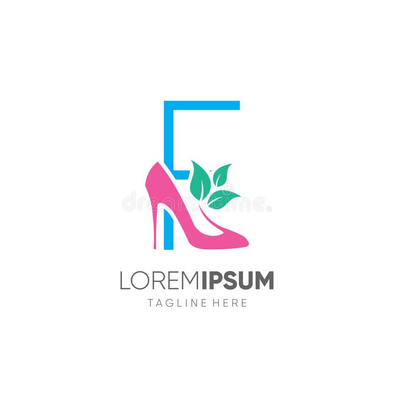 Letter H Women Shoes Heel Logo Design Vector Icon Graphic Stock Vector ...